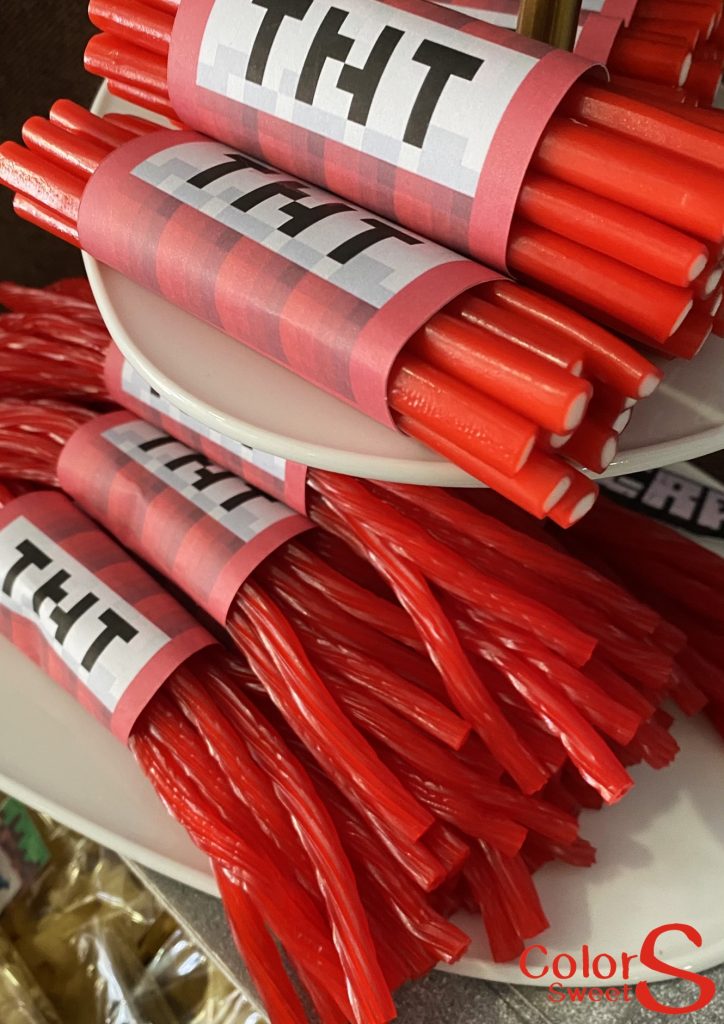 Mesa temática: Mine Craft - Colorssweets